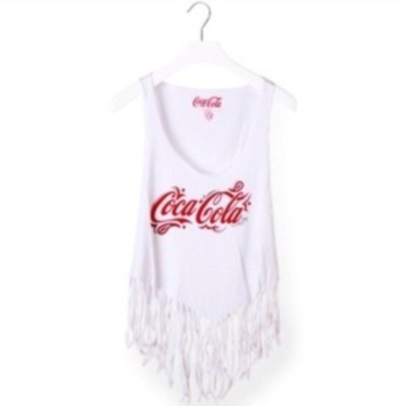 Chaser | Tops | Soft Chaser Coca Cola Fringe Tank | Poshmark